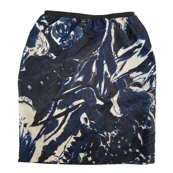 Marni | Skirts | Marni Abstract Blue Marble Print Mini Skirt It 38 ...